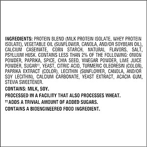 Quest Nutrition Chili Lime Tortilla Style Protein Chips, 20g Protein, 3g Net Carbs, Low Carb, Gluten Free, 1.1 oz (Pack of 12)