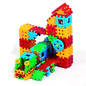 ECR4Kids Marioinex 900949 Railway Station, 433 Pieces Packed in A Carton, Multi-Colour