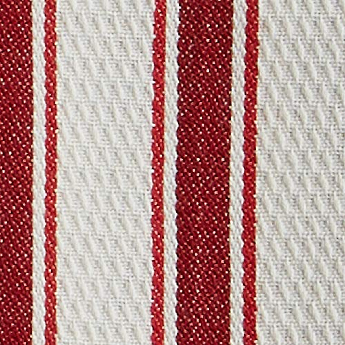 DII Assorted Pattern, Kitchen Collection, Dishtowels & Dishcloth, Garnet, 5 Piece