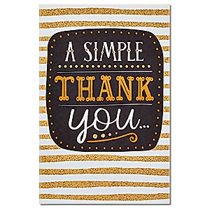 American Greetings Thank You Card (A Simple Thank You)