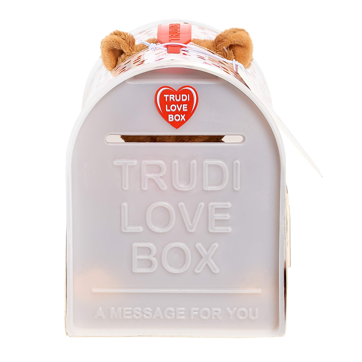 Premium Italian Designed Trudi Ettore Giant Teddy Bear, Big 22-inch Plush, Brown Bear, Kids Toys for Ages 3 Up by Just Play