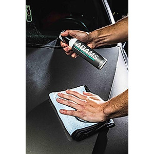 Adam's Waterless Wash Microfiber Towel - Waffle Weave Design Traps Dirt & Safely Cleans Your Car, Boat, RV, Truck, and More - Dries, Cleans with Waterless Wash System (4 Pack)