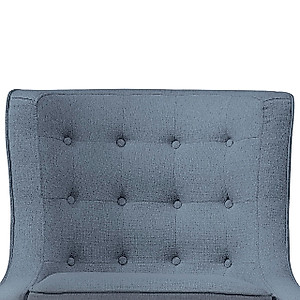 Lifestyle Solutions Moreland Accent Arm Chair, Navy Blue