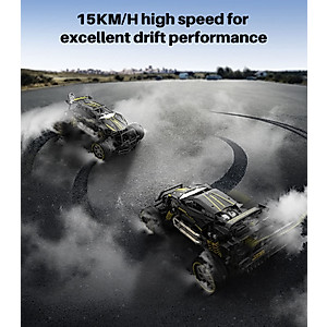 DODOELEPHANT Remote Control Car RC Cars Metal Drift 1/20 Scale Fast 10MPH 2.4Ghz 2WD All Terrain 2X Batteries 50 Min Play Sport Racing Hobby Toy Vehicle Xmas Birthday Gifts for Boys Girls Adults