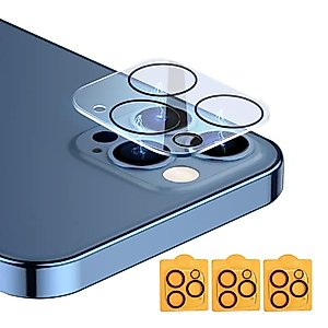 CBLBXYB 3 Pack Camera Lens Protector Compatible for iPhone 14 Pro Max/iPhone 14 Pro Camera Lens Protector Tempered Glass 9H Hardness,Ultra HD,Anti-Scratch,Easy to Install,Case Friendly