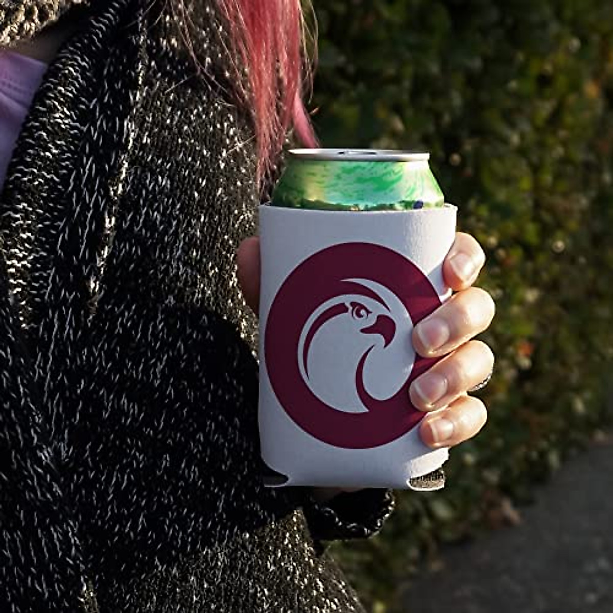 Seattle Pacific University Primary Logo Can Cooler - Drink Sleeve Hugger Collapsible Insulator - Beverage Insulated Holder