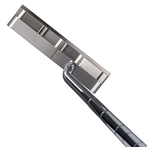 Bell H-360 Half-Offset CNC Milled Standard Blade Golf Putter + Tacki-Mac Black Pistol Standard Grip (Right, 35)