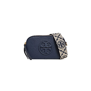 Tory Burch Women's Mini Miller Crossbody Bag, Tory Navy, Blue, One Size
