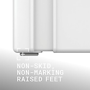 Pelican 95QT Elite Cooler (White) | 72 Can Capacity with Ice | 10+ Day Ice Retention | Rubberized Grip Handles | Guaranteed for Life