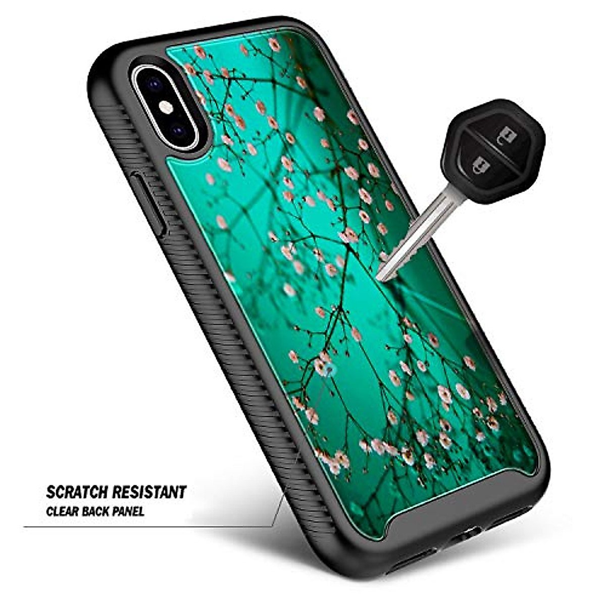 NGB Supremacy Compatible with iPhone Xs Max Case, Full Body Protection with [Built-in Screen Protector] Ring Holder/Wrist Strap, Slim Fit Shockproof Bumper Durable Cover Case (Plum)