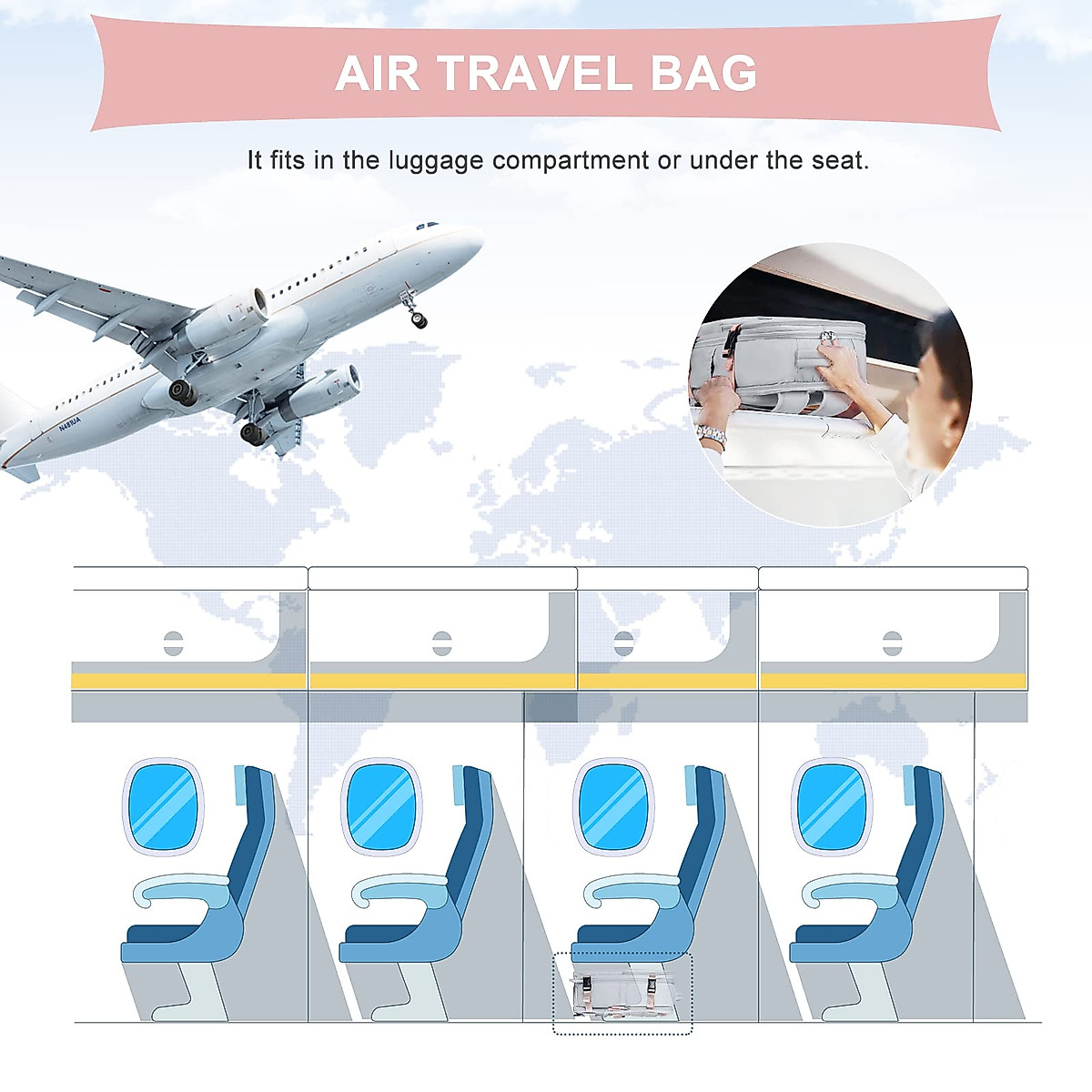 coowoz Travel Backpack For Women Men Airline Approved,Carry On Backpack,Large Hiking Backpack Waterproof Outdoor Sports Rucksack Casual Daypack Fit 15.6 Inch Laptop Backpack Grey College Backpack