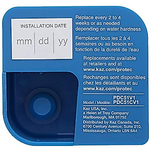 Protec Demineralization Cartridge, Pack of 1, Blue, PDC51V2 - Demineralization Cartridge for Humidifier Works to Collect White Dust
