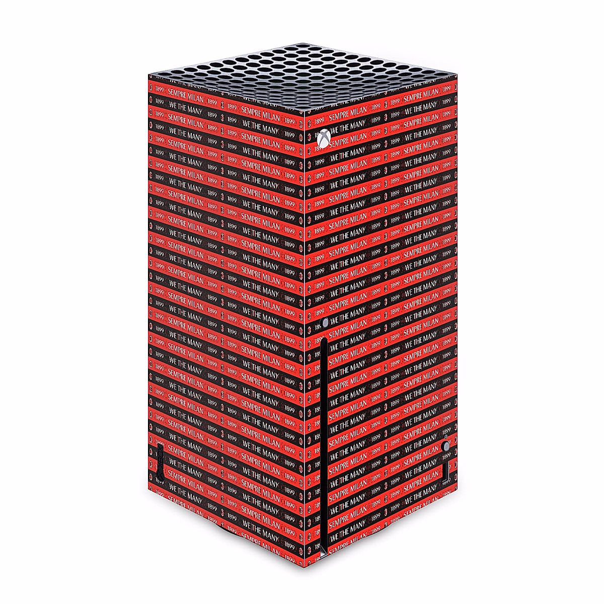 Head Case Designs Officially Licensed AC Milan Sempre Milan 1899 Art Vinyl Sticker Gaming Skin Decal Cover Compatible with Xbox Series X Console