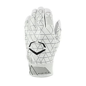 Evoshield EvoCharge Protective Batting Gloves - Youth Small, White