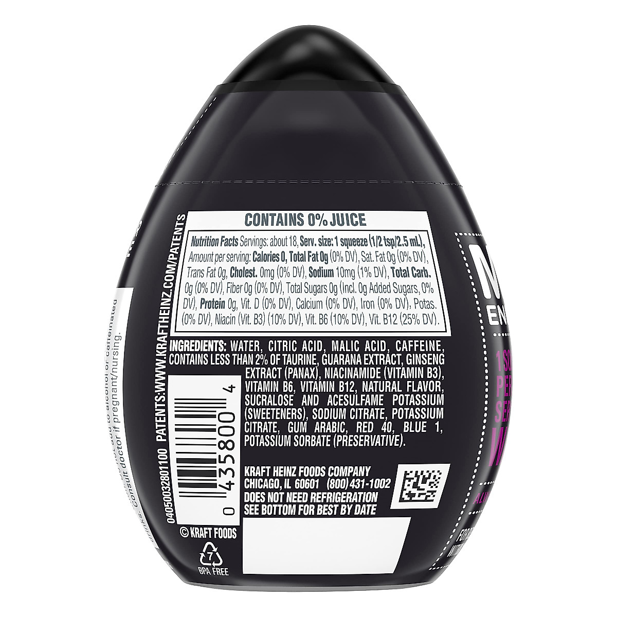 Mio Energy Liquid Water Enhancer, Acai Berry Storm, 1.62 Fl Oz (Pack of 4)