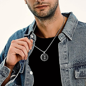 Hearbeingt Cremation Jewelry for Ashes USA Army/Air Force/Navy/Firefighter Memorial Urn Necklace for Ashes Keepsake Pendant for Women Men(Air Force)