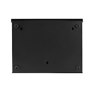 Movo Home Mailbox, Modern Wall Mounted (Herman (Black))