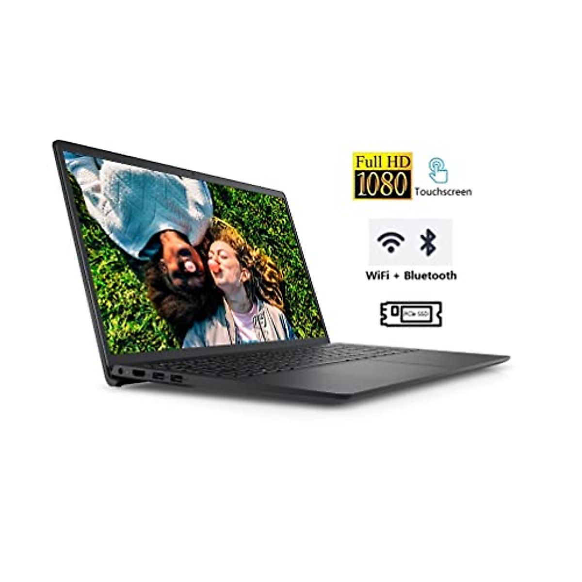 Newest Dell Inspiron Premium Laptop: 15.6" FHD WVA Touchscreen, Latest Intel 4-Core i7-1165G7(Upto 4.7GHz), 16GB RAM, 128GB SSD+1TB HDD, Iris Xe Graphics, HDMI, WiFi, Bluetooth, Webcam, Windows 11H
