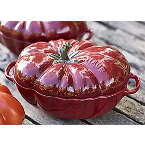 Staub Tomato Casserole 40511-855-0 Enamelled Surface Ceramic