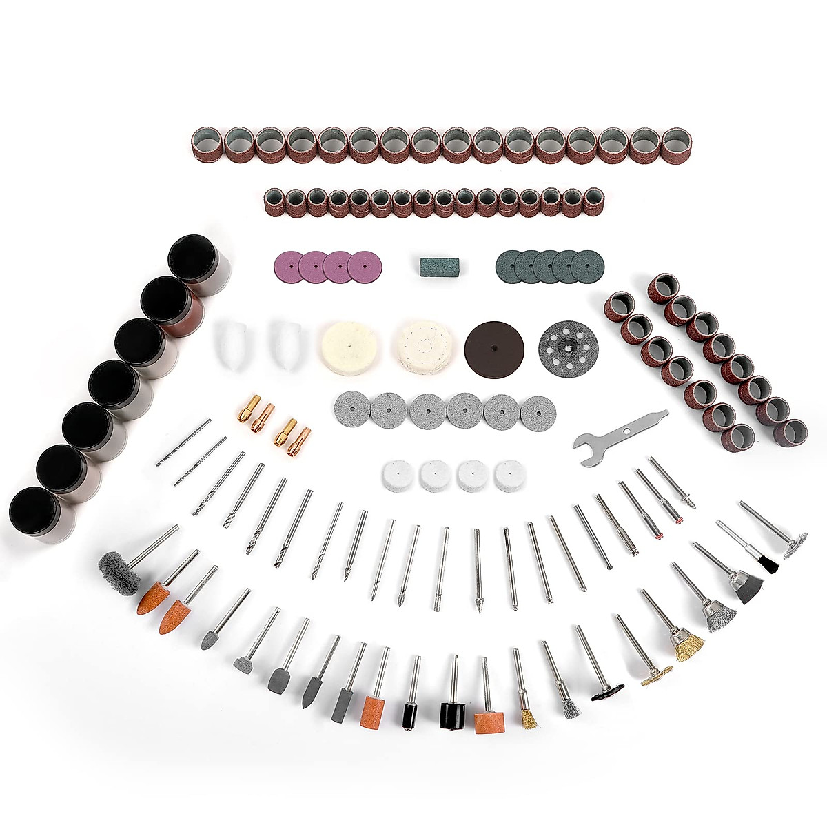 PHALANX Rotary Tool Accessory Kit, 420 Pcs Accessories Kit, 1/8"(3.2mm) Diameter Shanks, Universal Fitment All Rotary Tool for Easy Cutting, Sanding, Grinding, Sharpening, Engraving, Carving- PRA420…