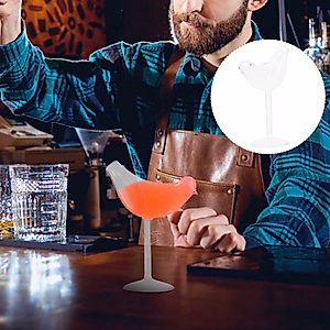 Wine Glasses Set of 8, Bird Shape Wine Glasses Cocktail Glass, Bird Martini Glasses for Holidays Anniversary Birthday Wedding Party Celebrations 5 Ounce/150ml