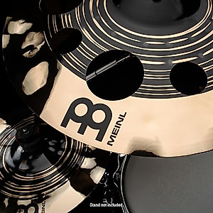 Meinl Cymbals Classics Custom Dual 18" Trash Crash Cymbal for Drum Set, Dark/Brilliant — Made in Germany — B12 Bronze, 2-Year Warranty (CC18DUTRC)