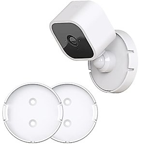 Blink Mini Camera Wall Mount Bracket, 2 Pack with Strong Adhesive Stand Bracket, Only Fit for Blink Mini Indoor Camera, No Drill, No Screws, Easy to Install (Blink Mini is NOT Included)