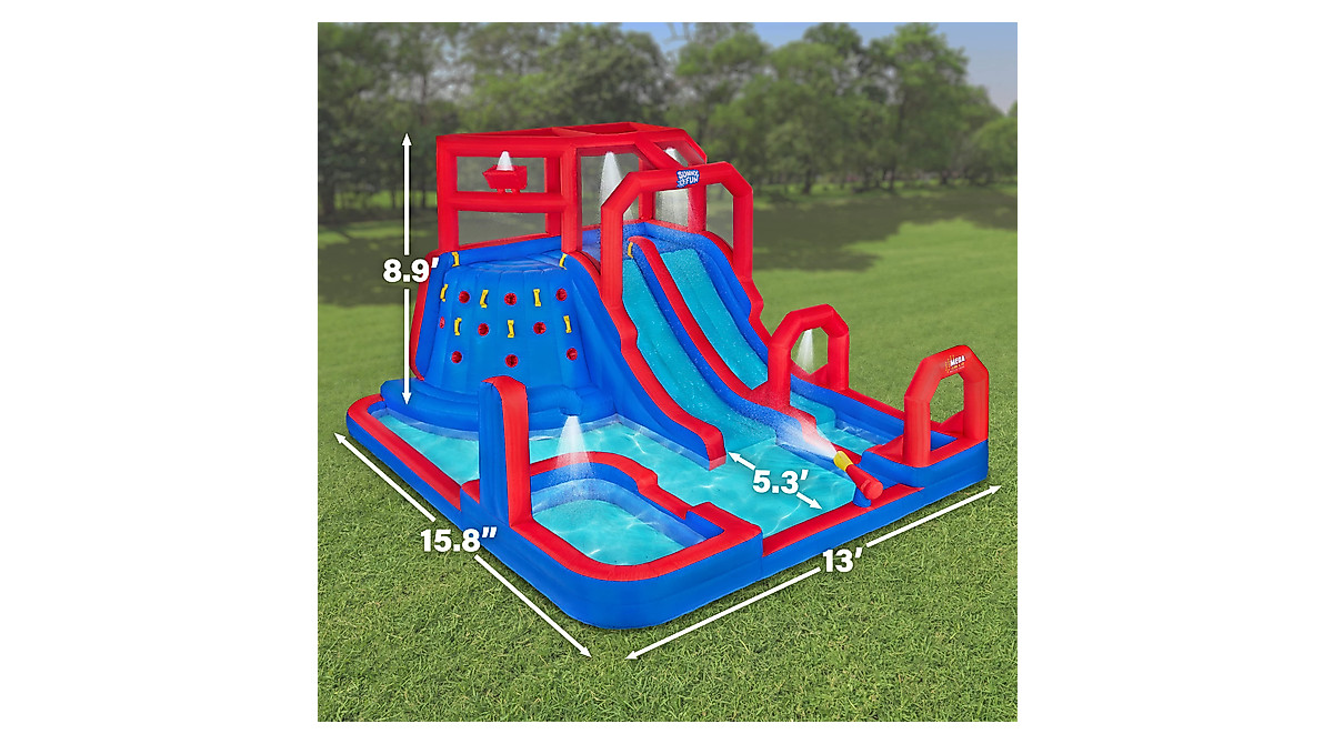 Sunny & Fun Mega Inflatable Water Slide Park