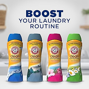 Arm & Hammer In-Wash Scent Booster, Purifying Waters, 24 oz, Pack of 4