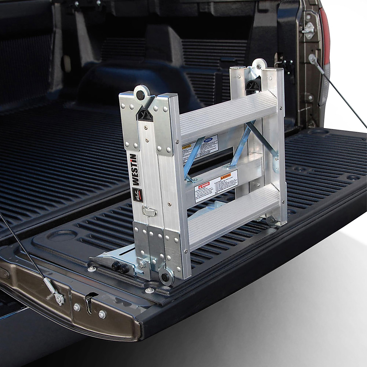 Westin 10-3000 Truck-Pal Tailgate Ladder,Silver