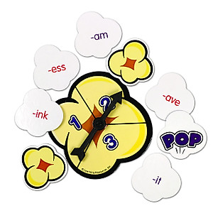 Learning Resources POP for Word Families Game, Word Families, Vocabulary and Rhyming, For 2-4 players, Ages 6+