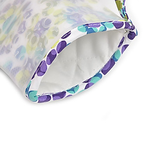 Evelyne GMT-10301 Silicone Heat Resistant Gloves Oven Mitts with Cotton Cloth Comfort Lining