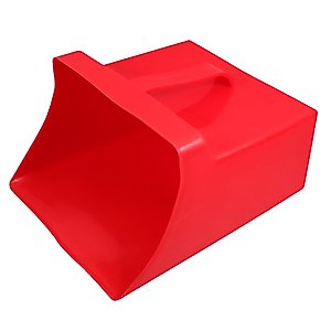 MUCKLILY Garbage Cleaning Dustpan Upright Pans Household Dustpans Garden Dustpans Commercial Sweeping Supplies Trash Scoop Small Dust Pan Kitchen Dustpans Trash Cleaning Shovels Red Plastic
