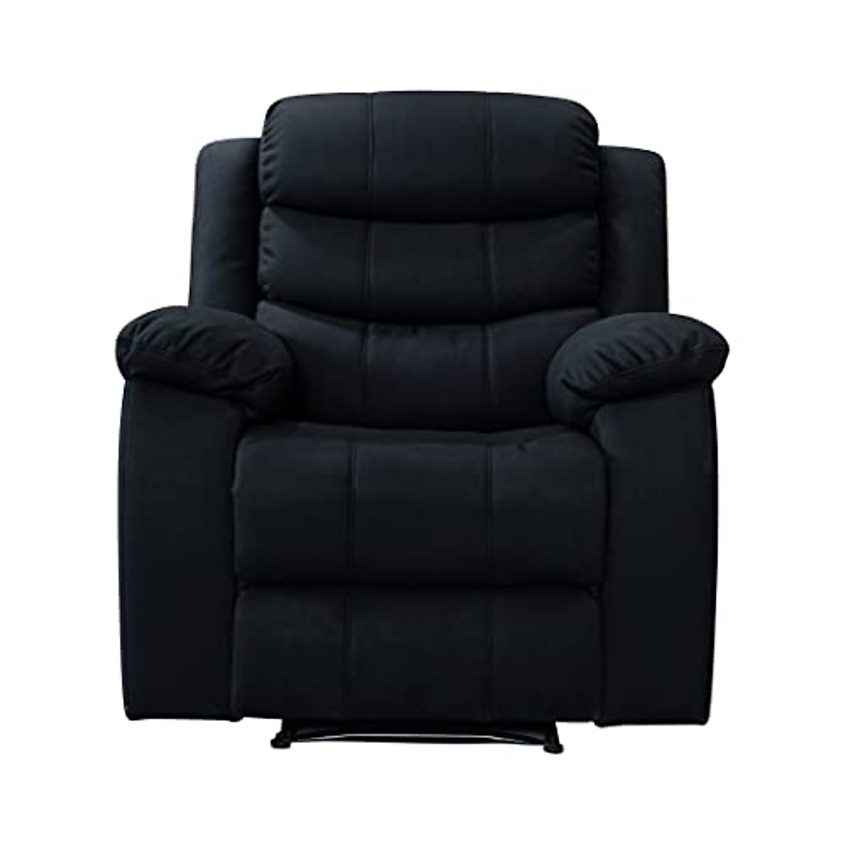 ICE ARMOR 996002BK Manual Overstuffed Cushions for Bedroom and Living Room Recliner Sofa Chair in Black Finish Black 36D x 36W x 40H in