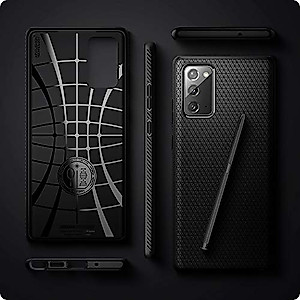Spigen Liquid Air Armor Designed for Samsung Galaxy Note 20 5G Case (2020) - Matte Black