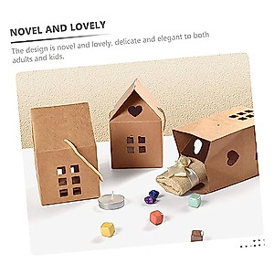 BESTOYARD 90 Pcs Portable Box Shipping Supplies Halloween Candy Container Chocolate Bags Birthday Treat Case Chrismas Gifts Small Packaging Supplies Food Paper Wedding Supplies Bride