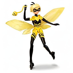 Miraculous: Tales of Ladybug and Cat Noir Small Queen Bee Doll | 12cm Queen Bee Doll with Accessories | Chloe Superhero Queen Bee Toy Toys Bandai Dolls Range