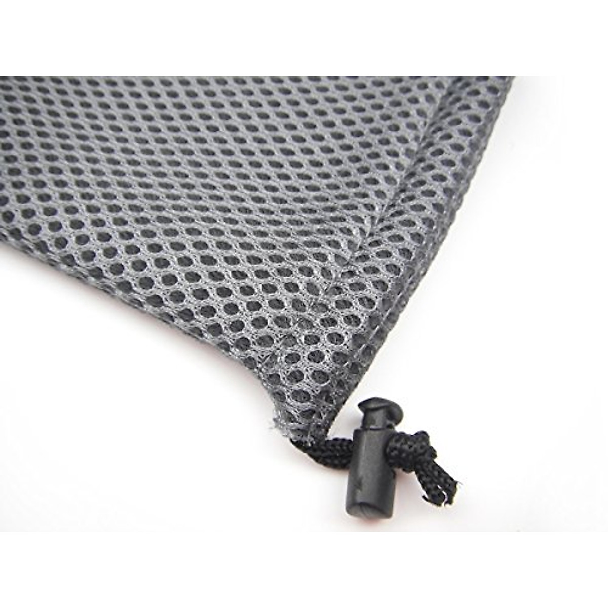 ALL in ONE 6pcs Grey Nylon Mesh Drawstring Bag Pouches for Mini Stuff Cellphone Mp3 10x15cm (4x6 Inch)