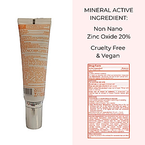 Suntegrity Tinted 5 in 1 Mineral Sunscreen for Face (SPF 30-2 oz) - Golden Light | BB Cream Moisturizer with Physical UVA/UVB Broad Spectrum Protection | Safe for Sensitive Skin