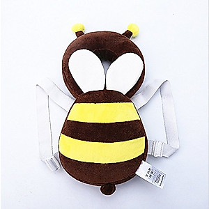 Baby Toddlers Head Protective, Adjustable Infant Safety Pads for Baby Walkers Protective Head Cute Small bee