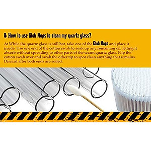 Glob Mops XL Cotton Swabs 2.0 – Extra Absorbent Bamboo Cotton Swabs – Cotton Swabs Made With Durable Sticks & Tips Designed For Cleaning Hard To Reach Spots (2-Pack, 600 Total Cotton Buds)