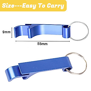 50Pcs Custom Bottle Opener Bulk Personalized Bottle Opener Keychain with Logo Text Engraved Customized Wedding Party Favors Baby Shower Gifts for Guests