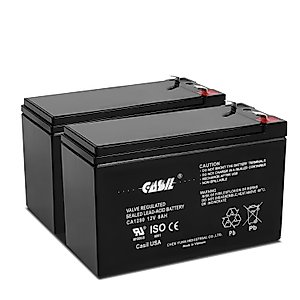 Casil 12V 8Ah Replacement Battery Compatible with APC Back-UPS ES BE550G APC Back-UPS ES 650 APC Back-UPS XS 1300VA BX1300LCD 2 Pack