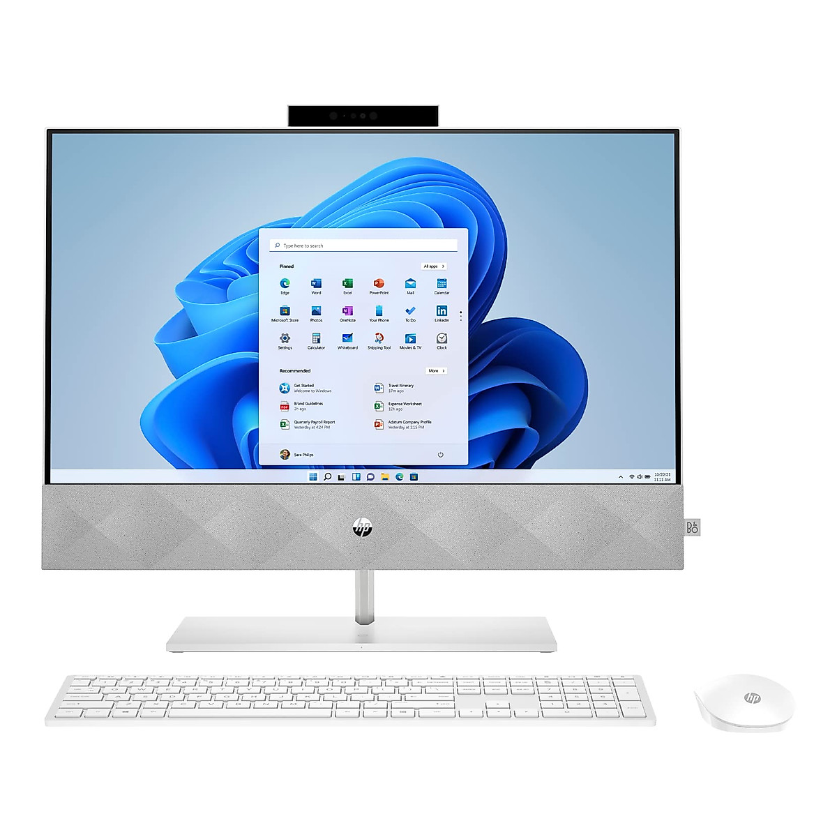 HP Pavilion 24 Desktop 2TB SSD 32GB RAM Extreme (Intel Core i7-11700K Processor with Turbo Boost to 5.00GHz, 32 GB RAM, 2 TB SSD, 24" Touchscreen FullHD, Win 11) PC Computer All-in-One