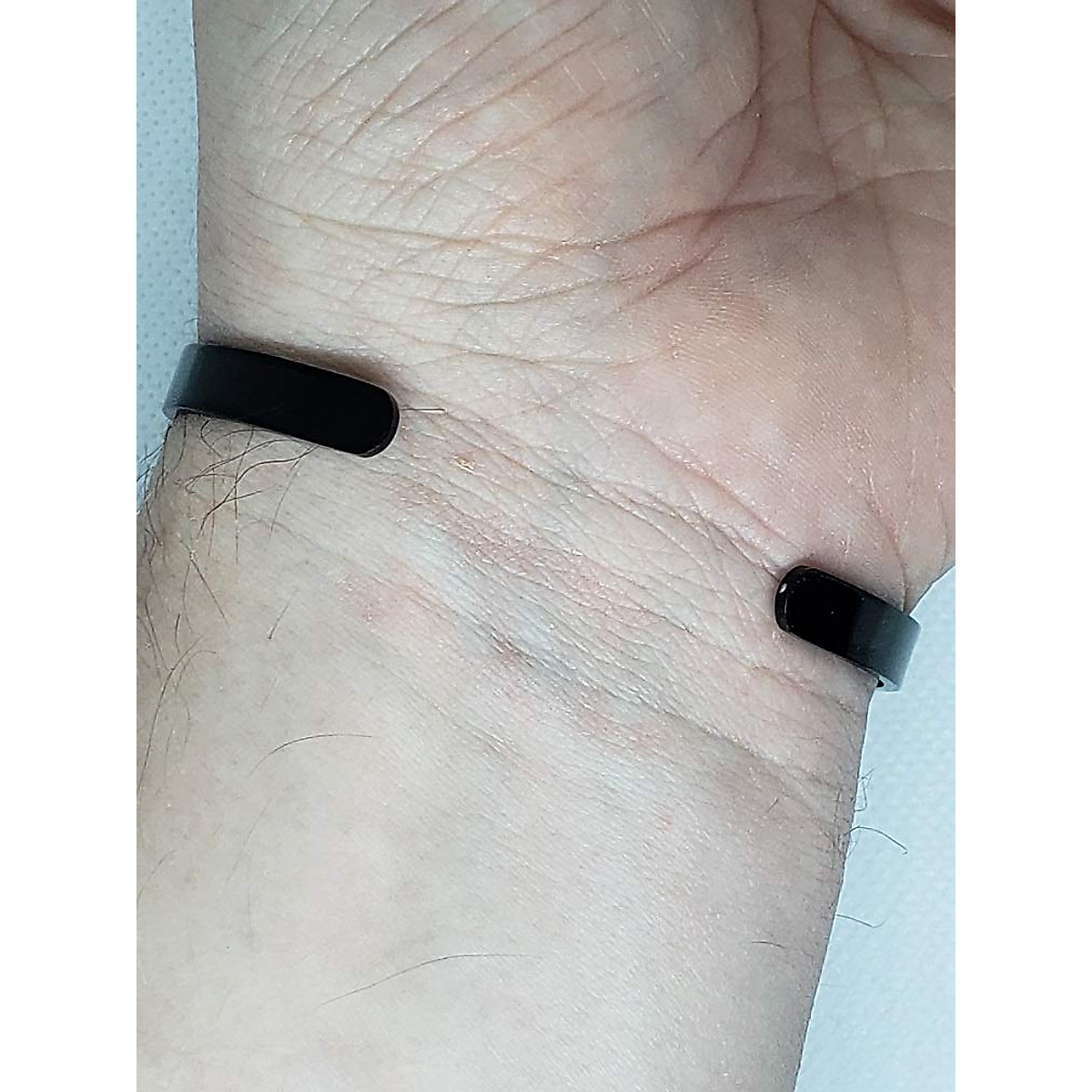 Secret Squirrel Challenge Coins Thin Blue Line Cuff Bracelet Black Stainless Steel Jewelry Gifts for Police Boyfriend Husband Girlfriend or Wife Women Female Officer - LEO designed