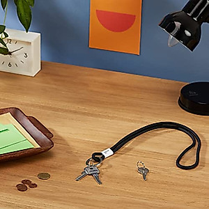 Copenhagen Design PANTONE Key Chain L, long key hanger, nylon, black 419 C