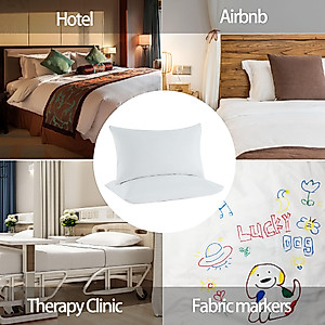 ZPECC Pillow Cases Standard Size 24 Pack - Bulk White Pillowcases with Envelope Closure, Pillow Covers for Home, Camping, Travel Essentials (24 Pack,20x26,White)