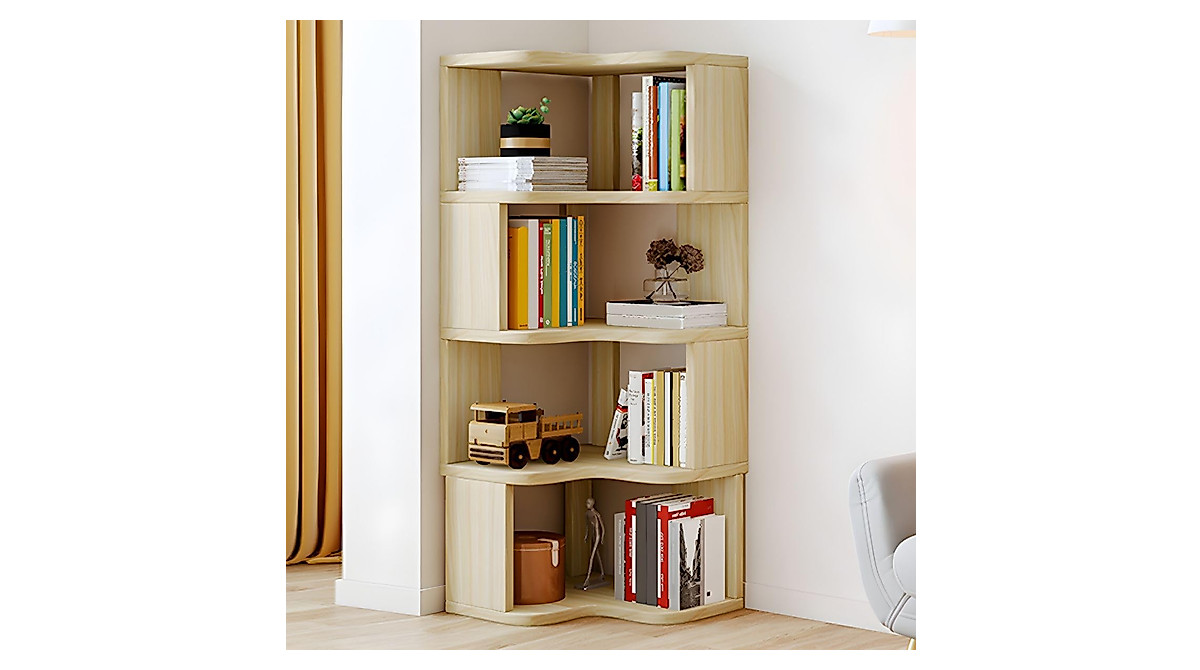 CraftThink 5-Tier Corner Shelves for Stylish Storage