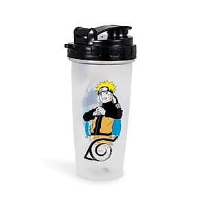 JUST FUNKY Naruto Shippuden Plastic Shaker Bottle | Holds 20 Ounces