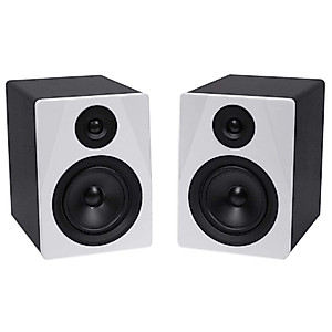 Rockville 2-Way 250W Active/Powered USB Studio Monitor Speakers Pair, 5.25 inch (APM5W)